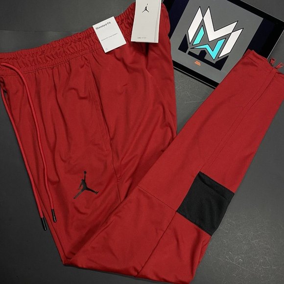 Jordan | Pants | Air Jordan Drifit Taper Sweatpants Red Black Cz479687 ...